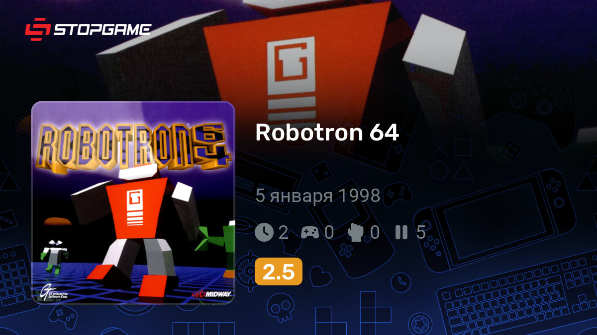 Robotron 64 — обзоры и отзывы, описание, дата выхода, официальный сайт игры, системные ...