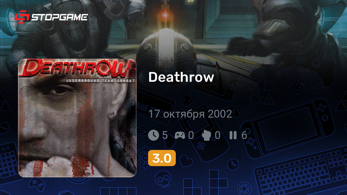 Deathrow — обзоры и отзывы, описание, дата выхода, официальный сайт ...