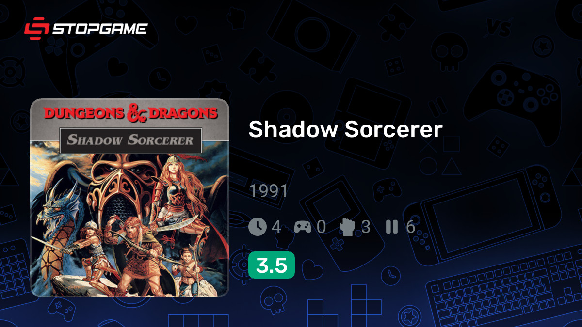 Shadow Sorcerer (Advanced Dungeons & Dragons: Shadow Sorcerer) — обзоры ...