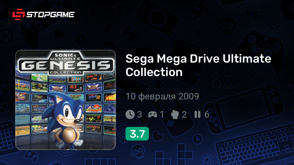 Sega Mega Drive Ultimate Collection (Sonic's Ultimate Genesis ...