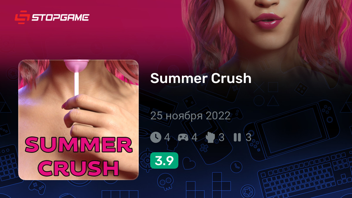 Summer Crush — обзоры и отзывы, описание, дата выхода, официальный сайт игры, системные ...