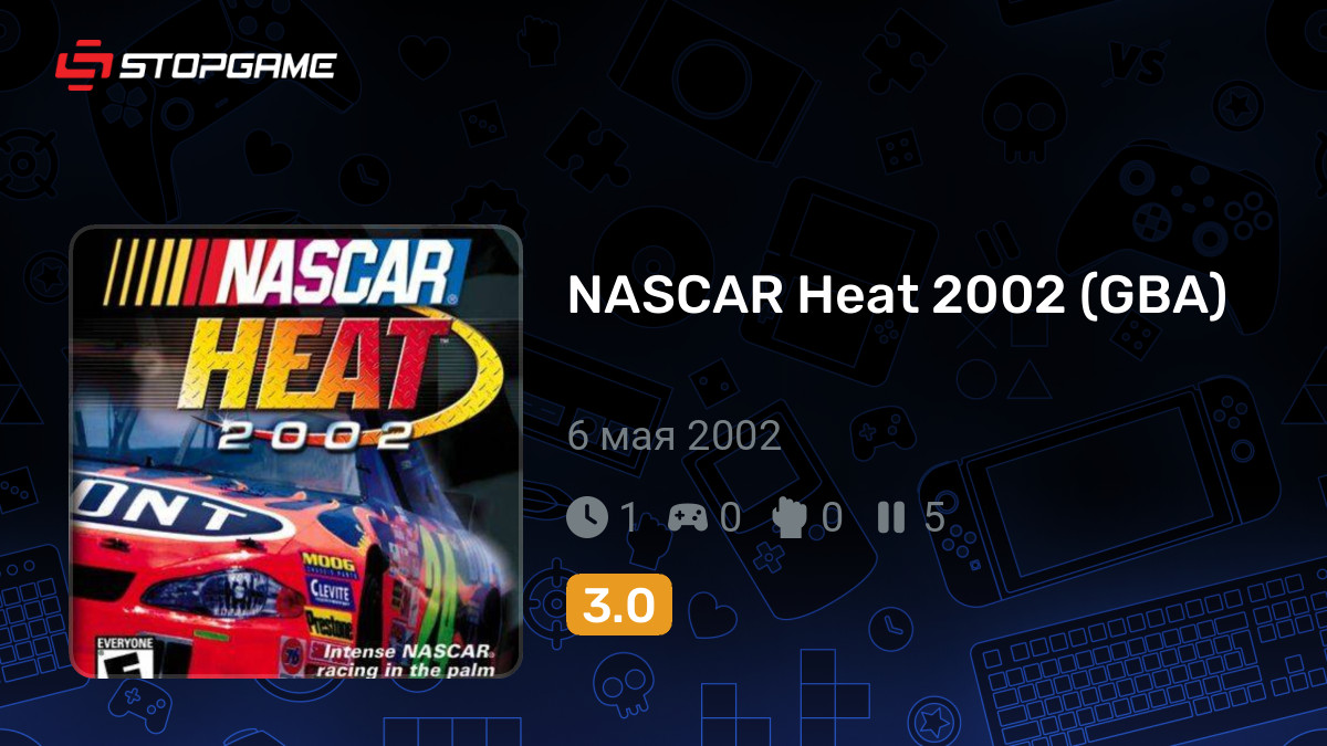 NASCAR Heat 2002 (GBA) — обзоры и отзывы, описание, дата выхода ...