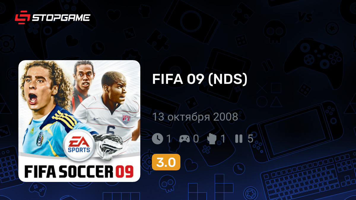 FIFA 09 (NDS) (FIFA Soccer 09 (NDS)) — обзоры и отзывы, описание, дата ...