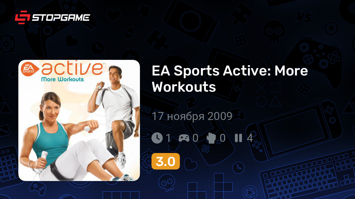 Подборки с игрой EA Sports Active: More Workouts | StopGame