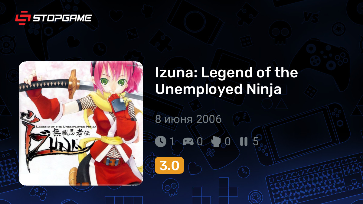 Подборки с игрой Izuna: Legend of the Unemployed Ninja | StopGame