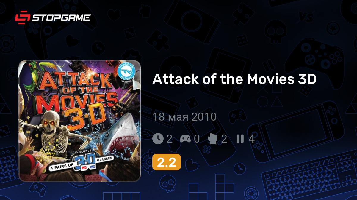 Игры похожие на Attack of the Movies 3D | StopGame