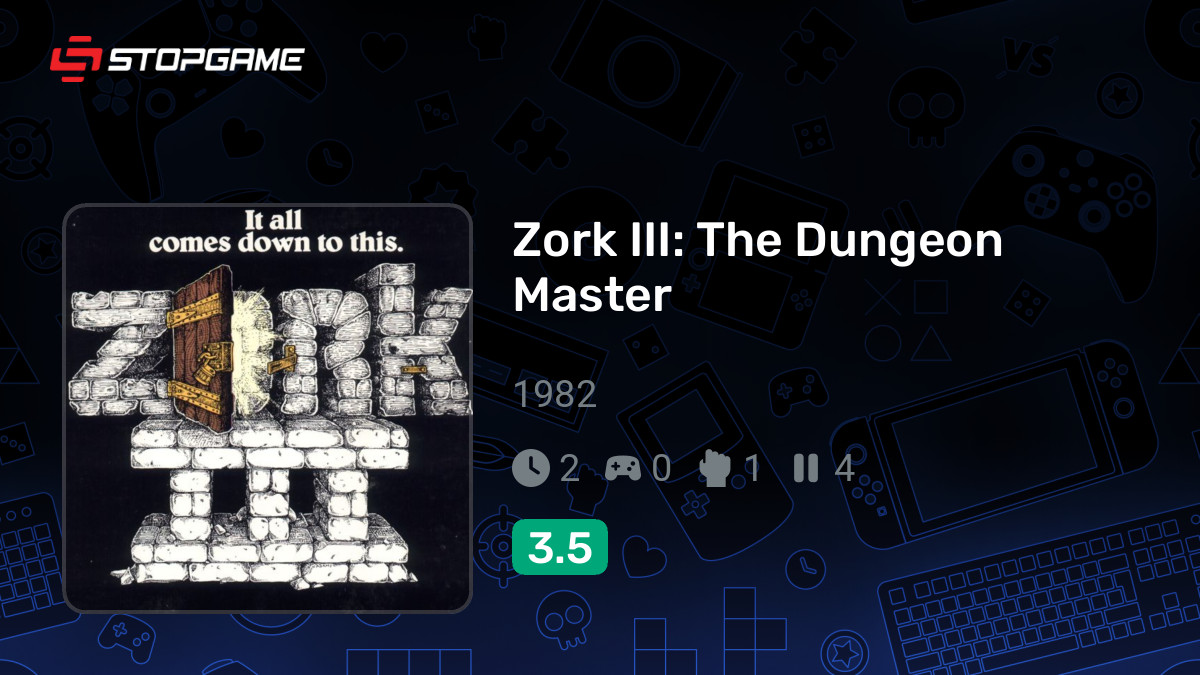 Zork III: The Dungeon Master — обзоры и отзывы, описание, дата выхода ...