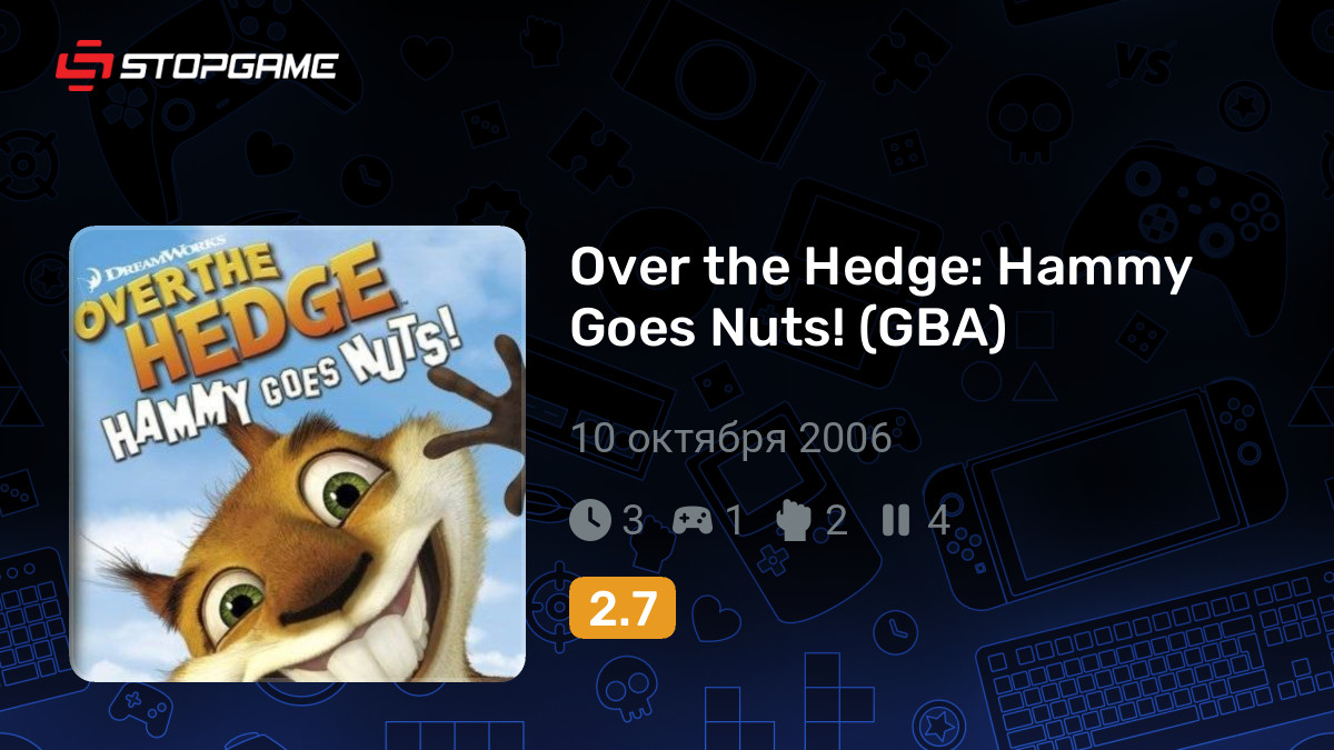 Over the Hedge: Hammy Goes Nuts! (GBA) — обзоры и отзывы, описание ...
