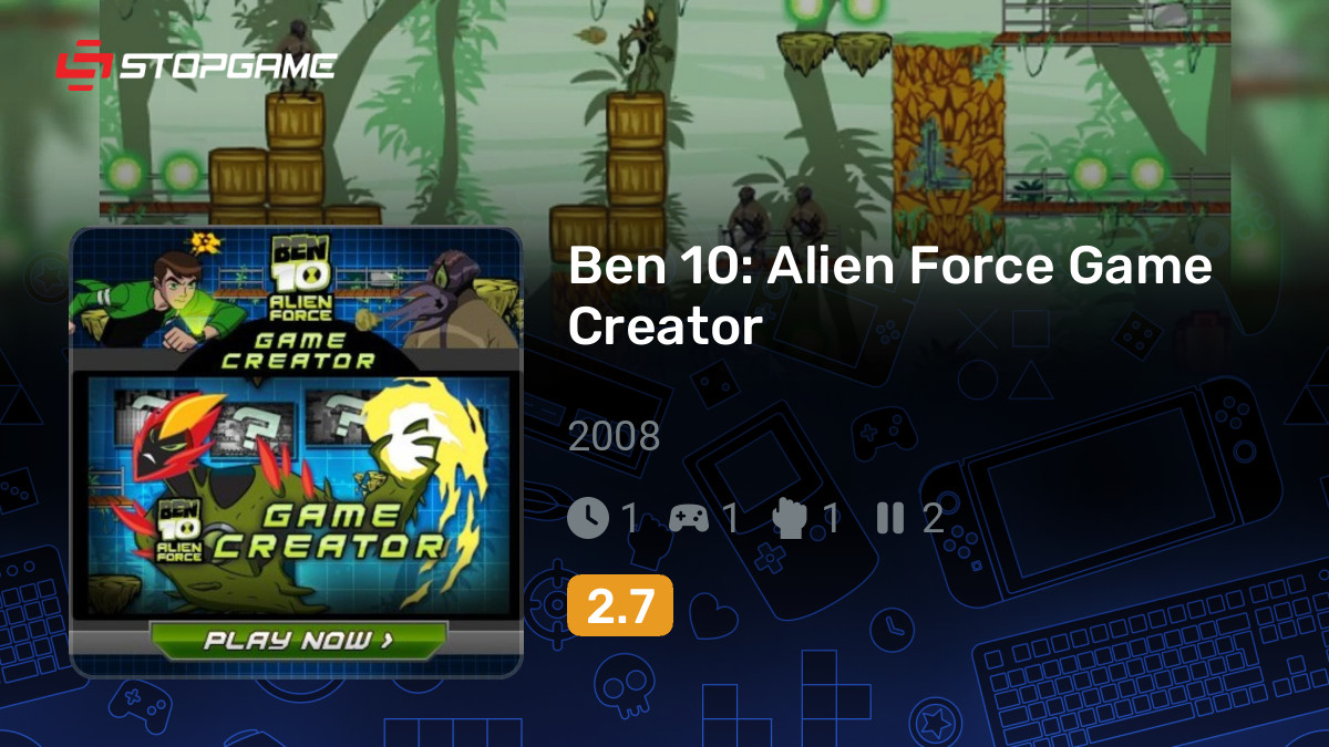 Игры похожие на Ben 10: Alien Force Game Creator | StopGame