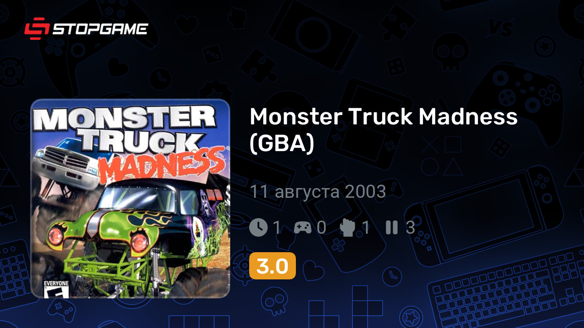Monster Truck Madness (GBA) — обзоры и отзывы, описание, дата выхода ...