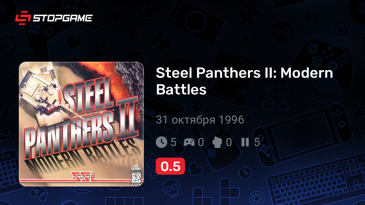 Steel Panthers II: Modern Battles — обзоры и отзывы, описание, дата ...