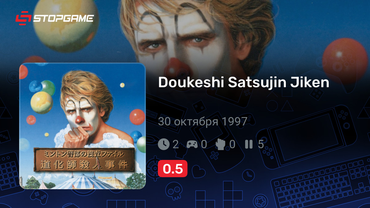 Подборки с игрой Doukeshi Satsujin Jiken | StopGame