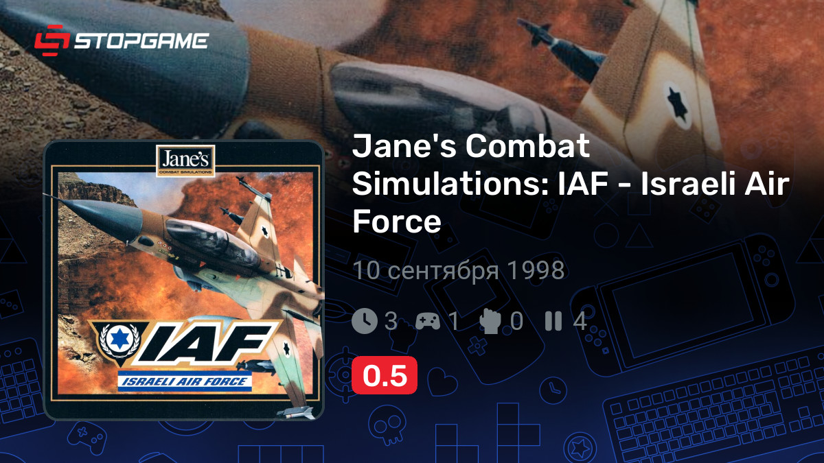 Jane's Combat Simulations: IAF - Israeli Air Force — обзоры и отзывы ...