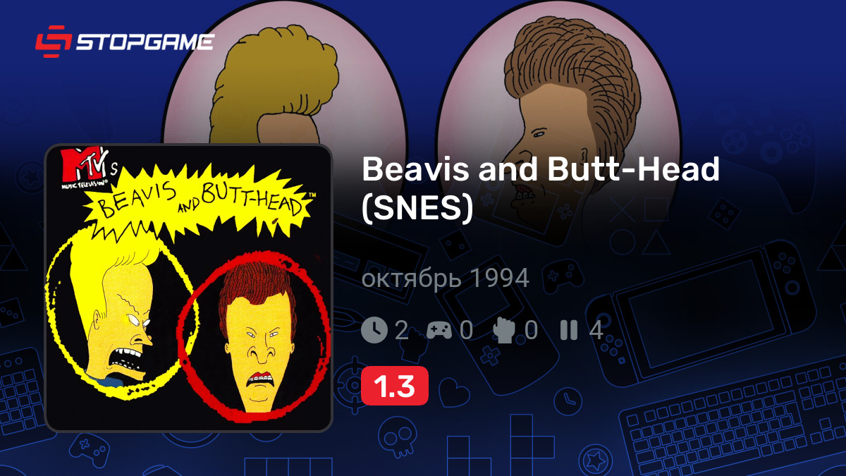 Beavis and Butt-Head (SNES) — обзоры и отзывы, описание, дата выхода ...