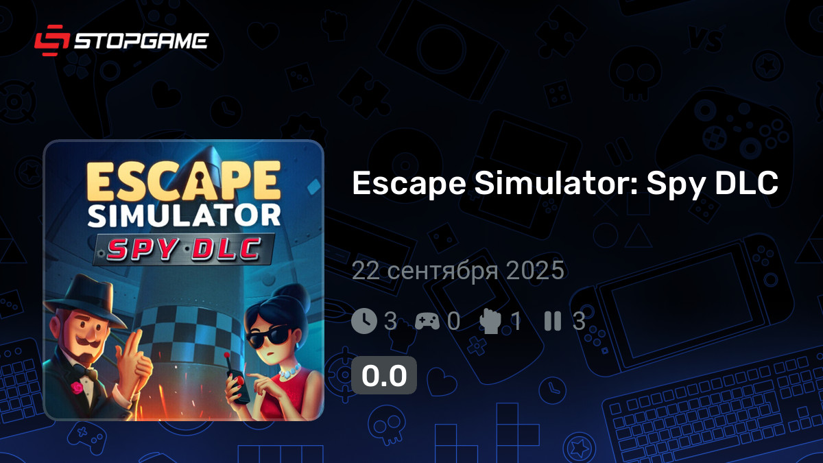 Escape Simulator: Spy DLC — обзоры и отзывы, описание, дата выхода ...