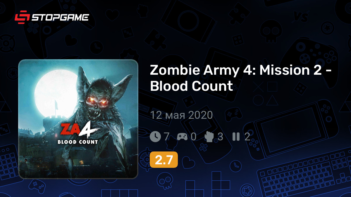 Подборки с игрой Zombie Army 4: Mission 2 - Blood Count | StopGame