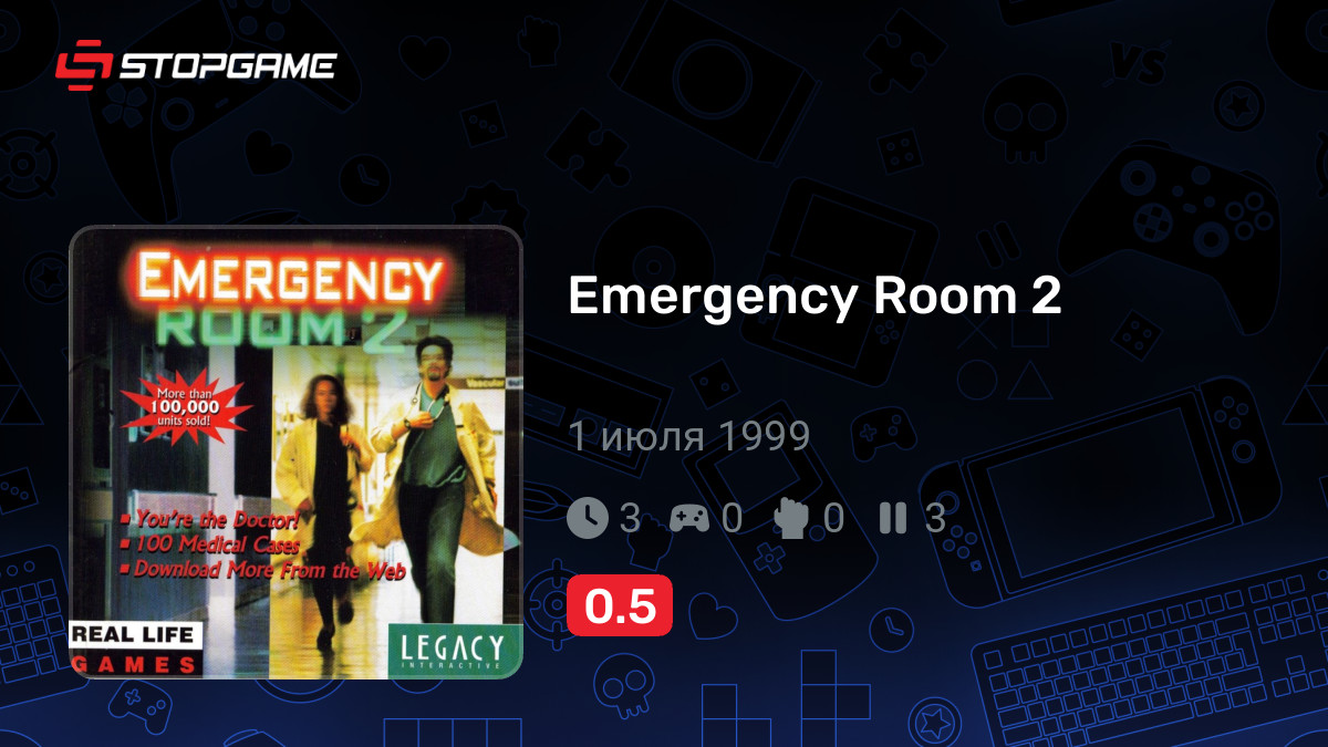 Emergency Room 2 — обзоры и отзывы, описание, дата выхода, официальный ...