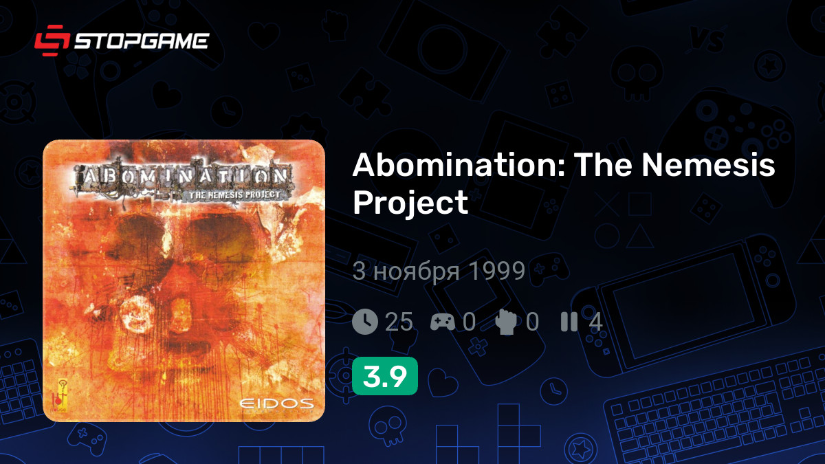 Abomination: The Nemesis Project — обзоры и отзывы, описание, дата ...