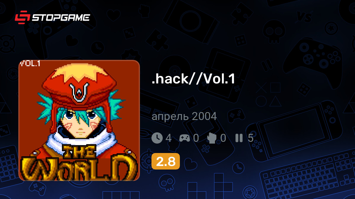 Подборки с игрой .hack//Vol.1 | StopGame