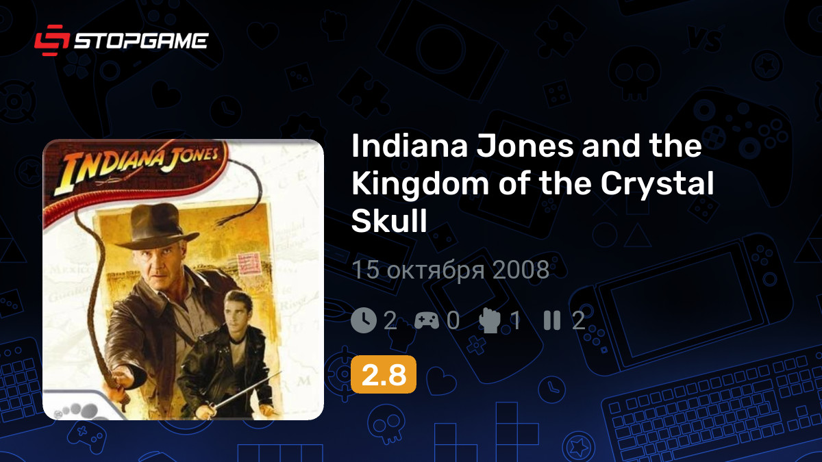 Игры похожие на Indiana Jones and the Temple of the Crystal Skull ...