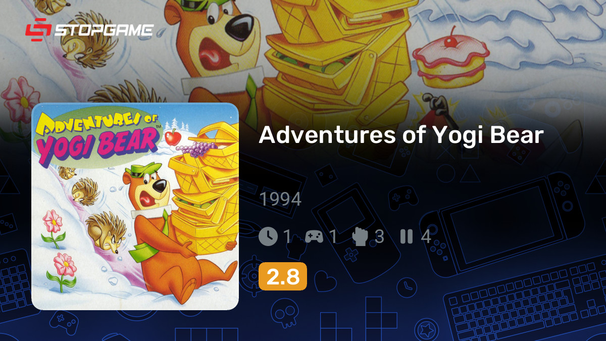 Игры похожие на Adventures of Yogi Bear | StopGame