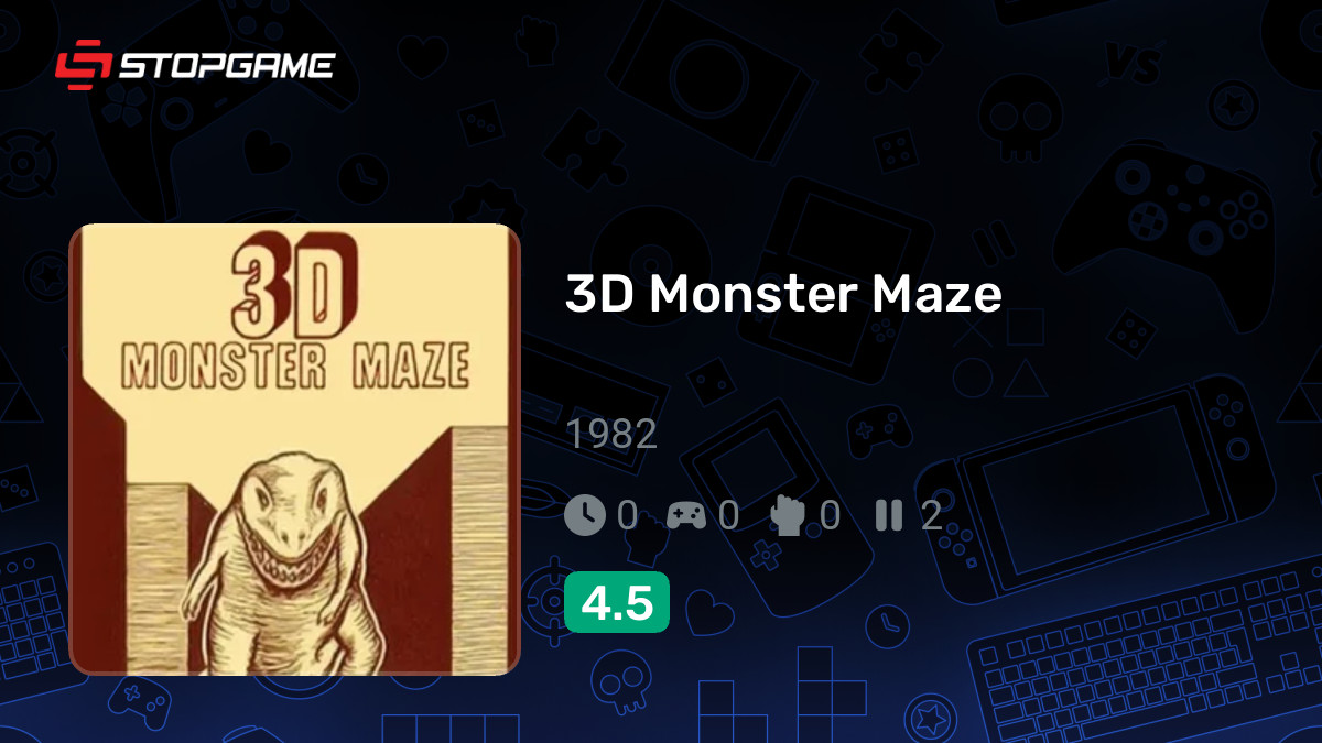 3D Monster Maze — обзоры и отзывы, описание, дата выхода, официальный ...