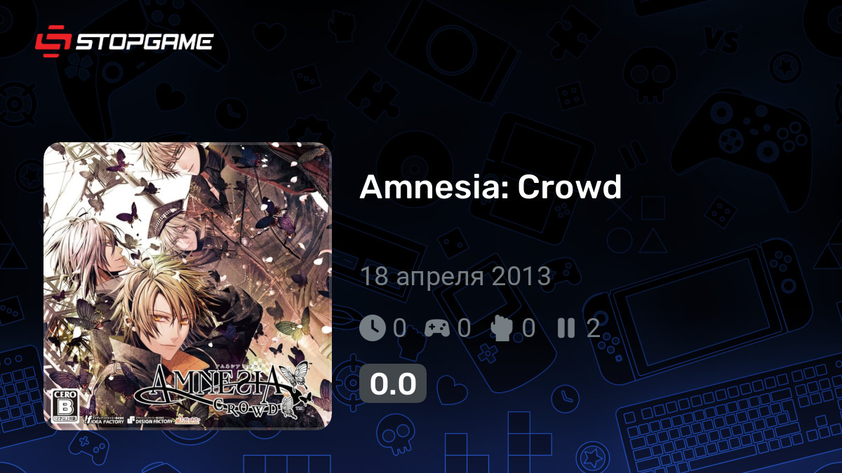 Amnesia: Crowd — обзоры и отзывы, описание, дата выхода, официальный ...