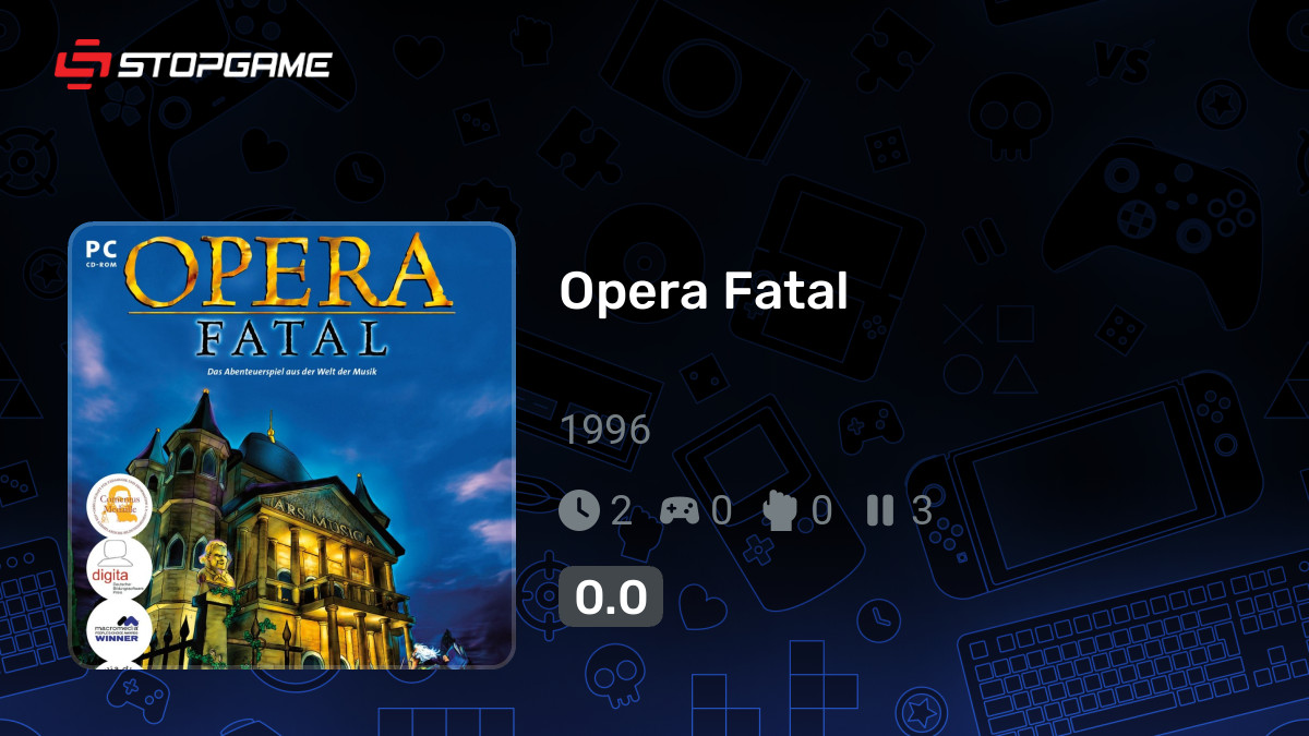 Opera Fatal — обзоры и отзывы, описание, дата выхода, официальный сайт ...