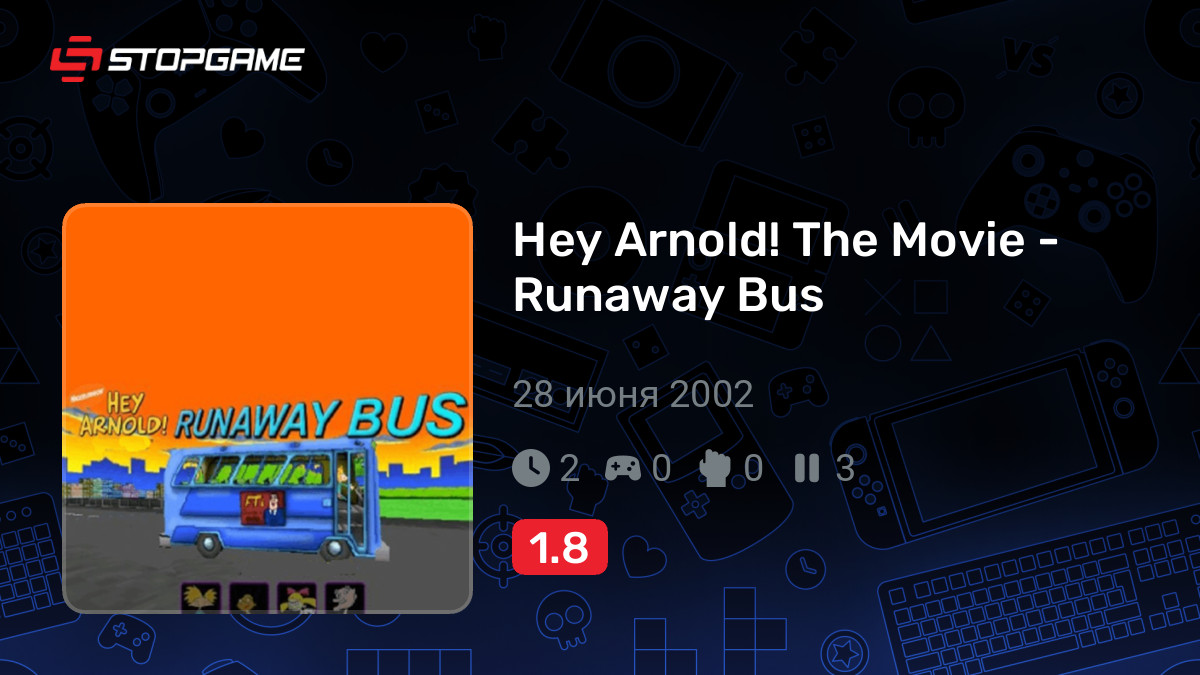 Игры похожие на Hey Arnold! The Movie - Runaway Bus | StopGame