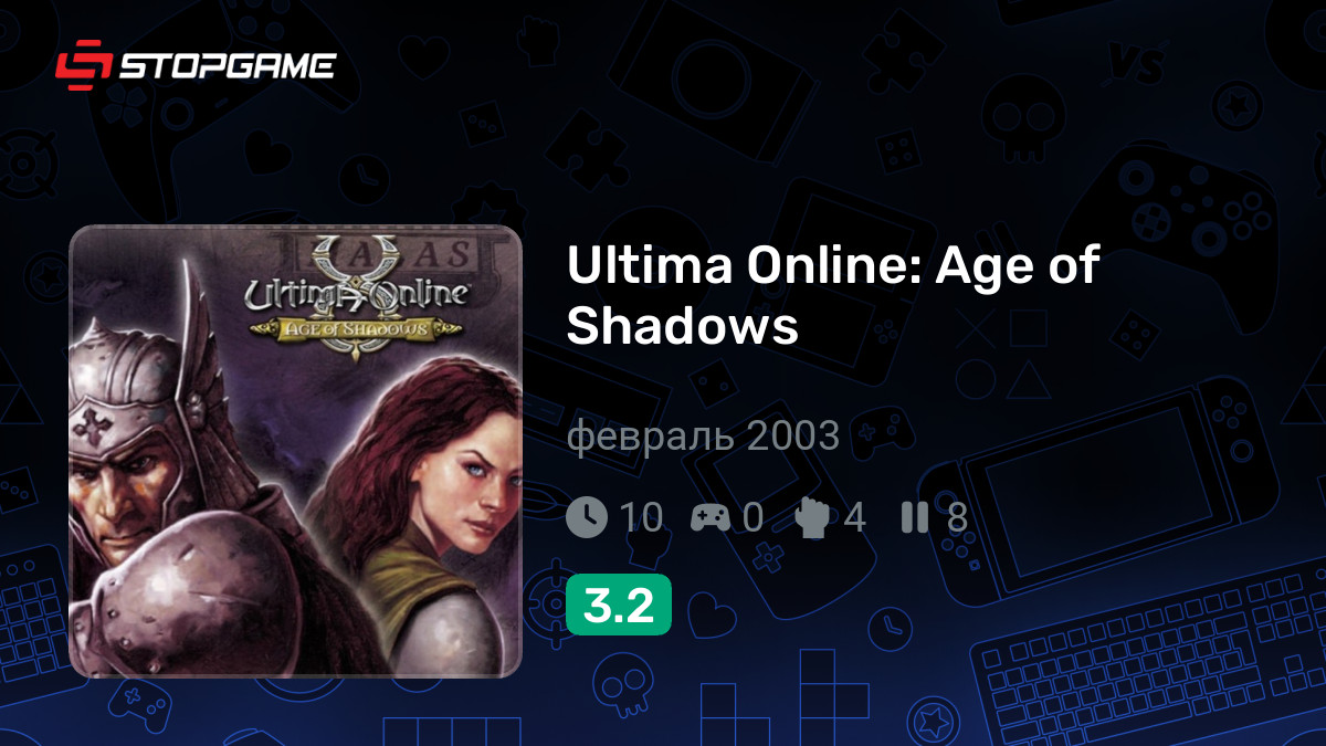 Игры похожие на Ultima Online: Age of Shadows | StopGame