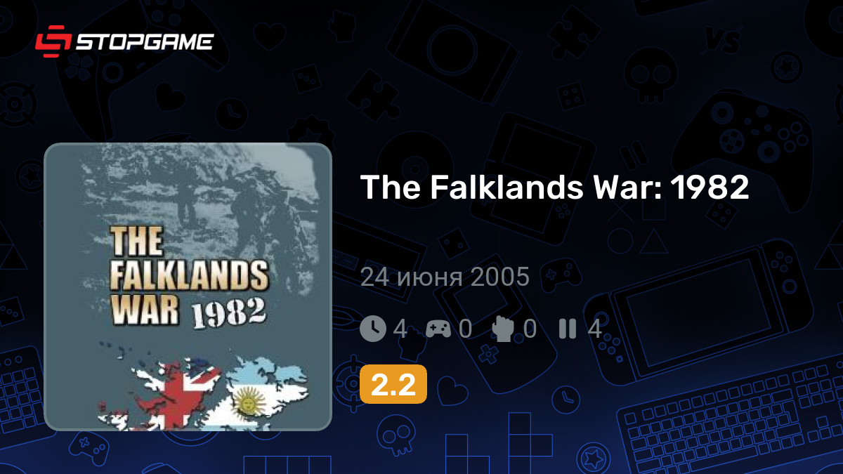 Подборки с игрой The Falklands War: 1982 | StopGame