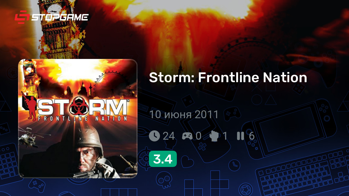 Storm: Frontline Nation — обзоры и отзывы, описание, дата выхода ...