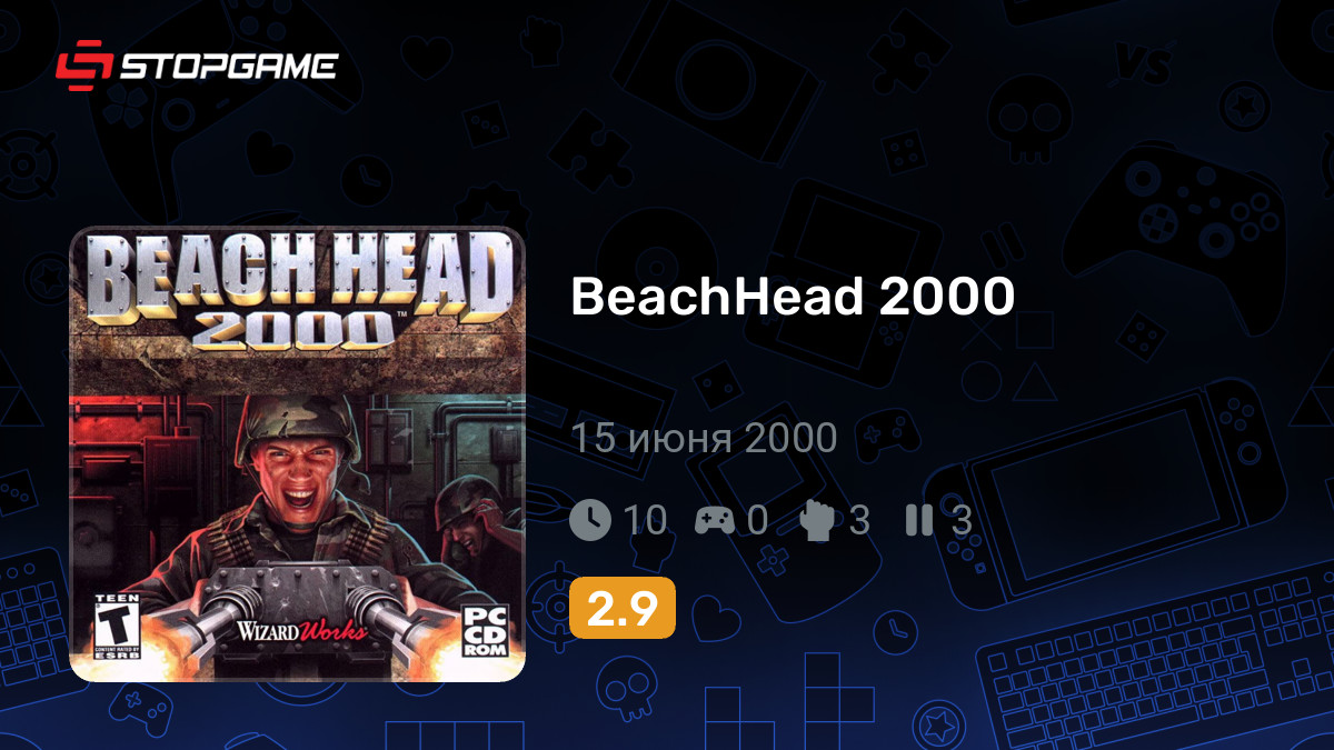 BeachHead 2000 — обзоры и отзывы, описание, дата выхода, официальный ...