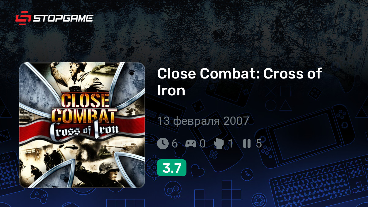 Игры похожие на Close Combat: Cross of Iron | StopGame