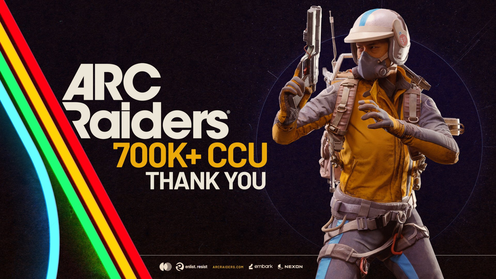 Общий пиковый онлайн ARC Raiders превысил отметку в 700 000 игроков | StopGame