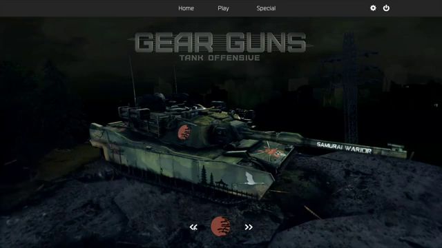 GEARGUNS - Tank offensive: Главное меню игры | StopGame